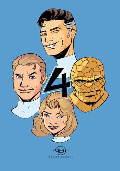 Fantastic Four!! Commissions open by Gabrielrb91 on DeviantArt Fantastic Four!! Commissions open by Gabrielrb91 on DeviantArt