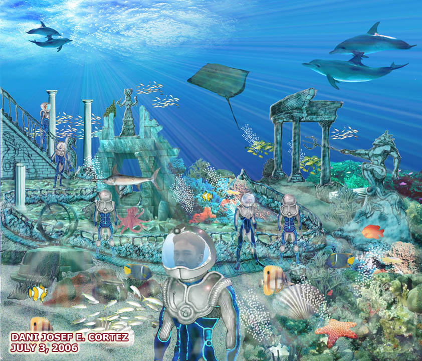 Scene of Underwater Atlantis by deedsch on DeviantArt