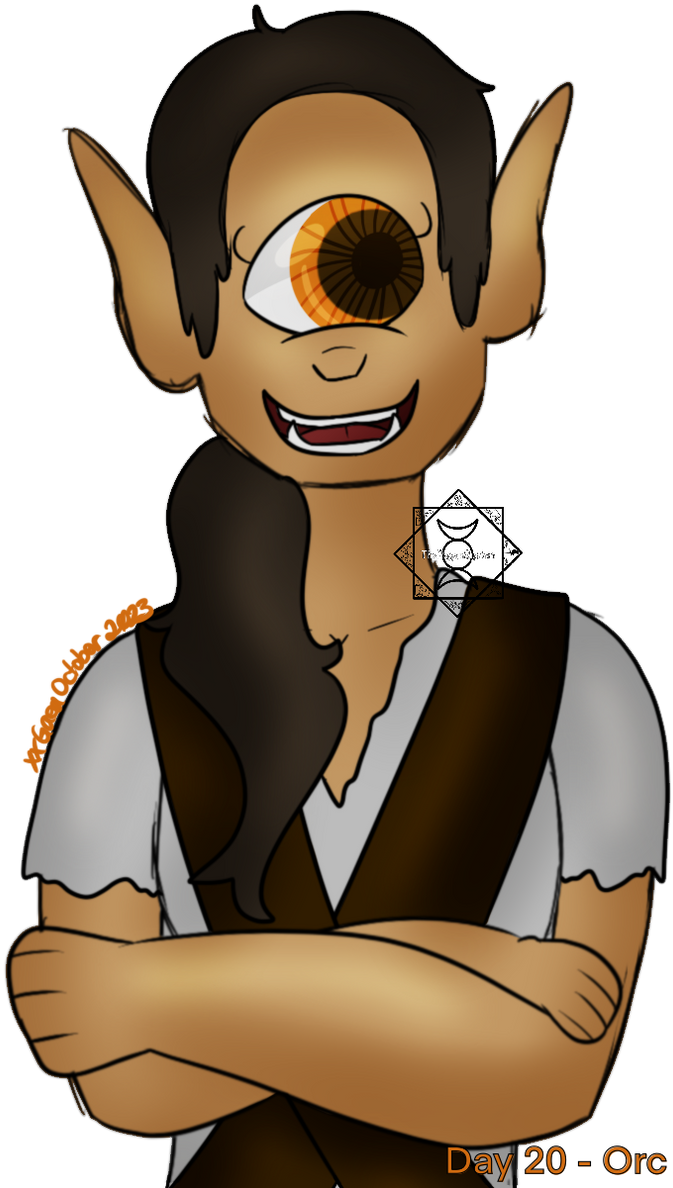 Drawtober Prompt 20 Orc By Xxgaea On Deviantart