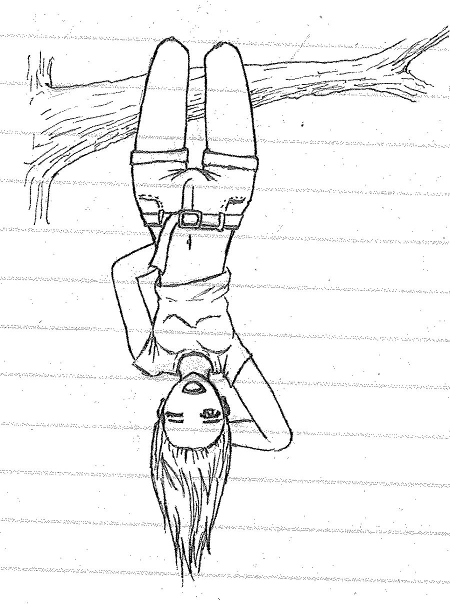 Hanging Upsidedown From A Tree By Pheonixlgnd On Deviantart