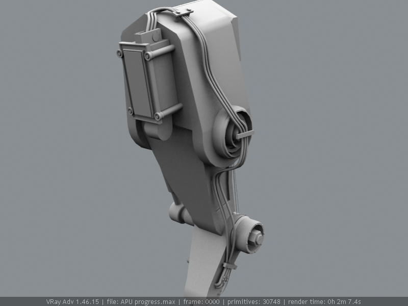 APU right leg finished by BlackGravity on DeviantArt