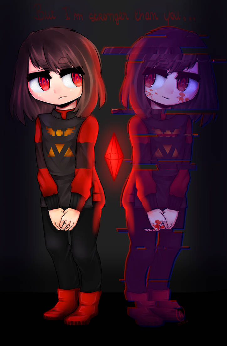 Underfell Chara By Laharen On Deviantart