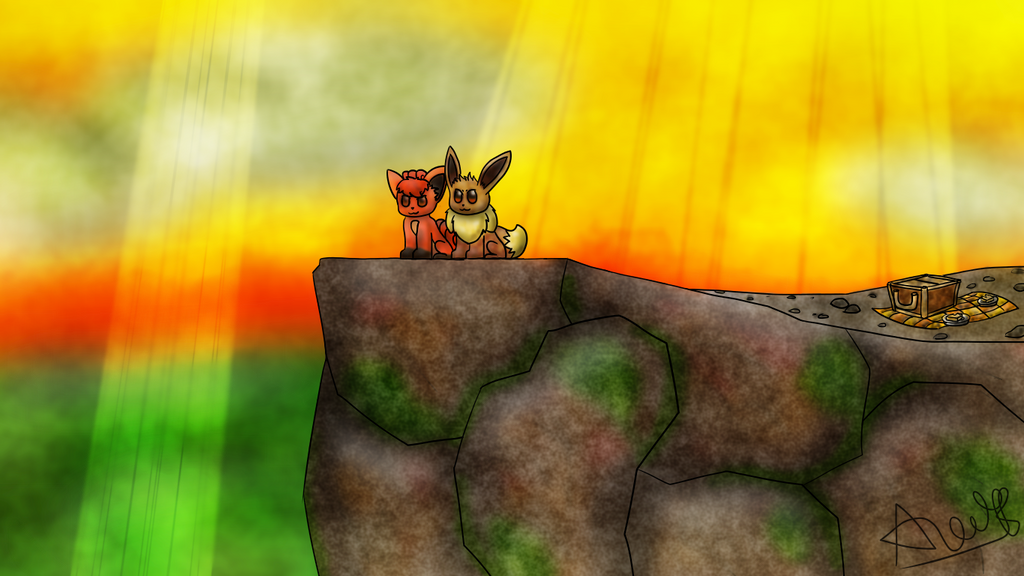 Eevee X Vulpix By Real Angelthegamer On Deviantart
