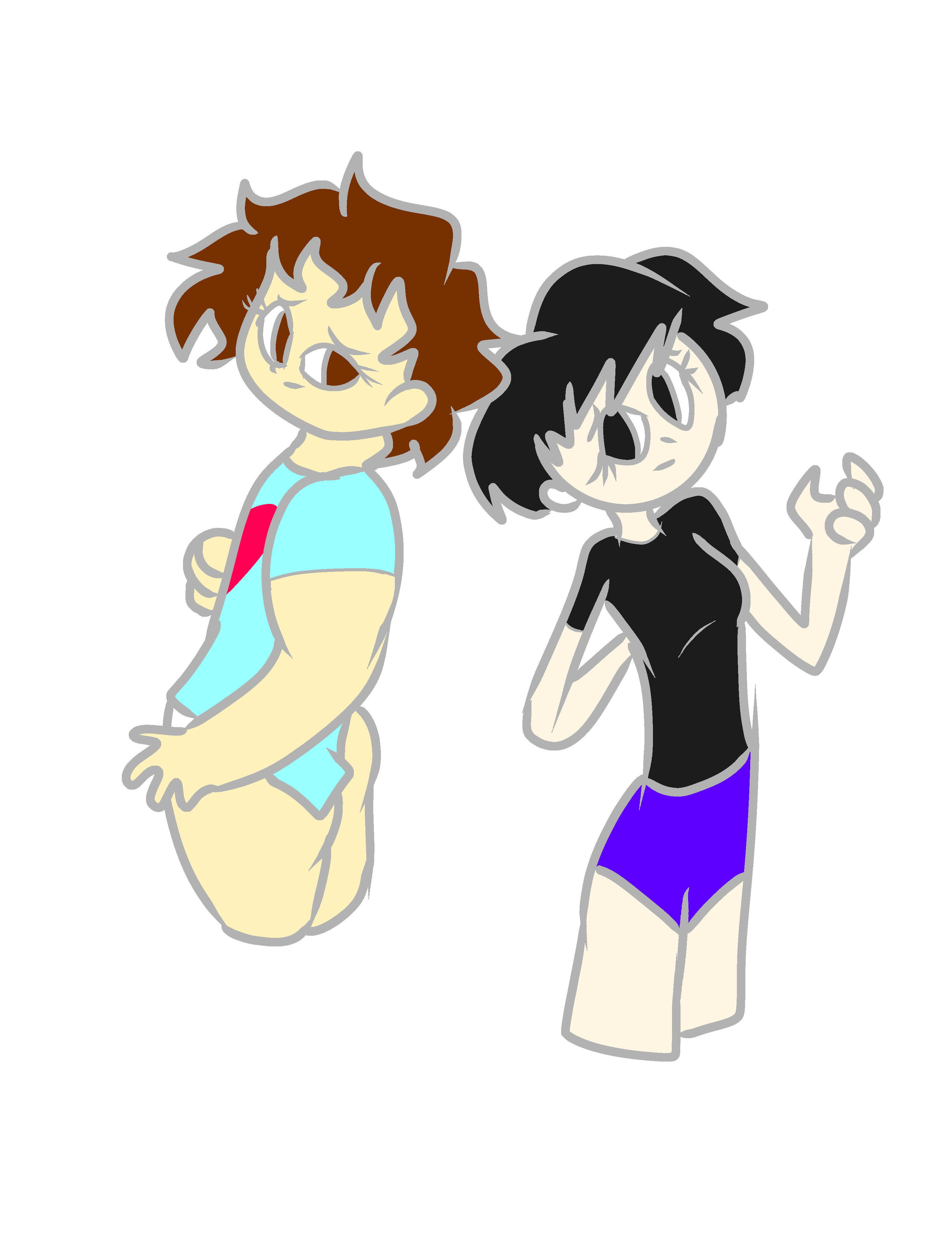 Shy Girls By Thekenseth1 On Deviantart