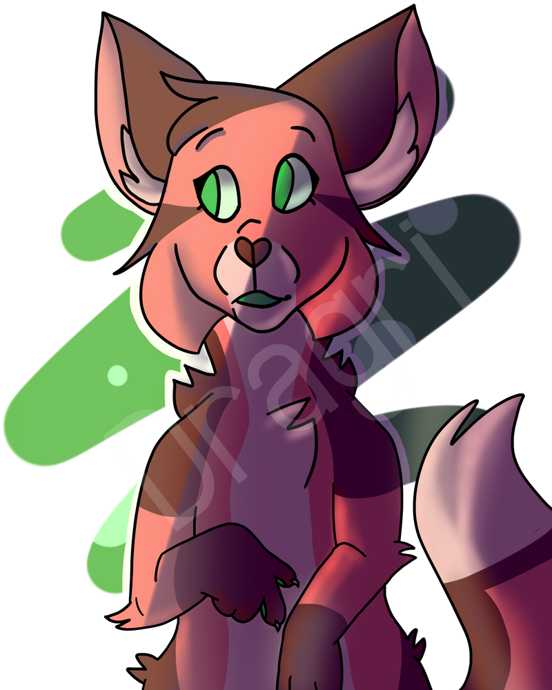 Anthro Fawn Sticker By Dragri On Deviantart