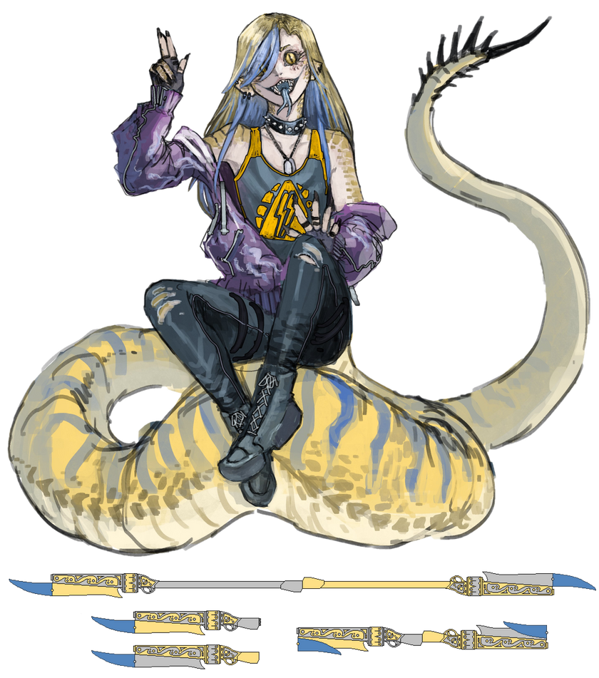 Rwby Faunus Oc Vipra Serpentina By Superkaijuhorrorgal On Deviantart