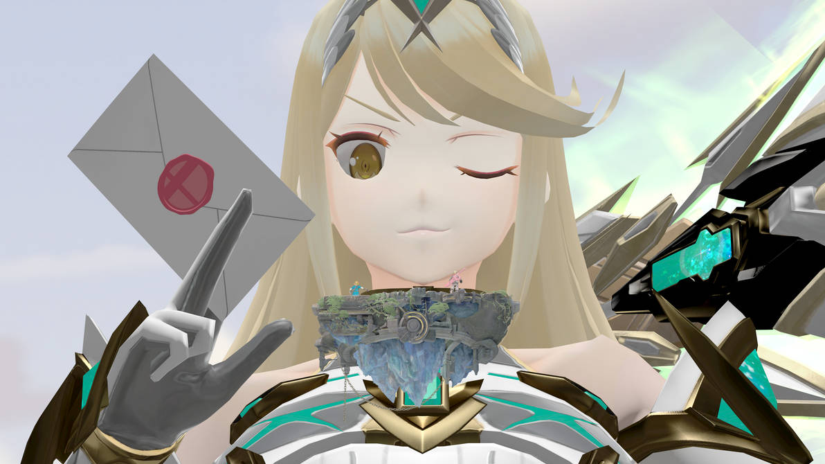 Giantess Mythra Is Ready To Fight By Fang Moonstone On Deviantart