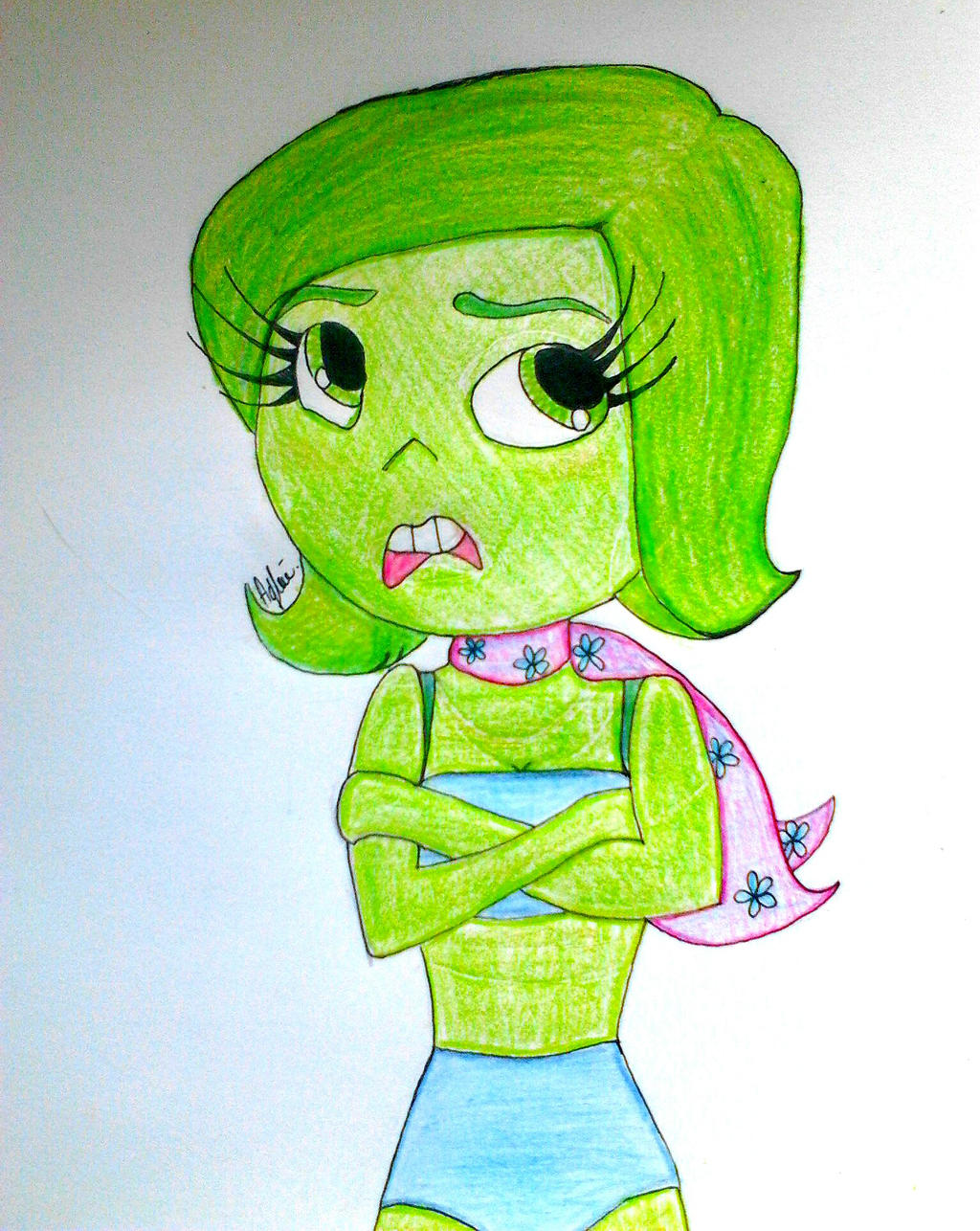 Disgust From Inside Out By Acupofthea On Deviantart