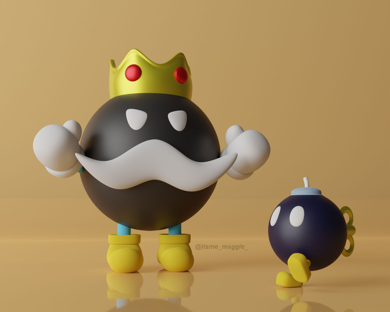 King Bob omb By 3DMaggie On DeviantArt king-bob-omb-by-3dmaggie-on-deviantart