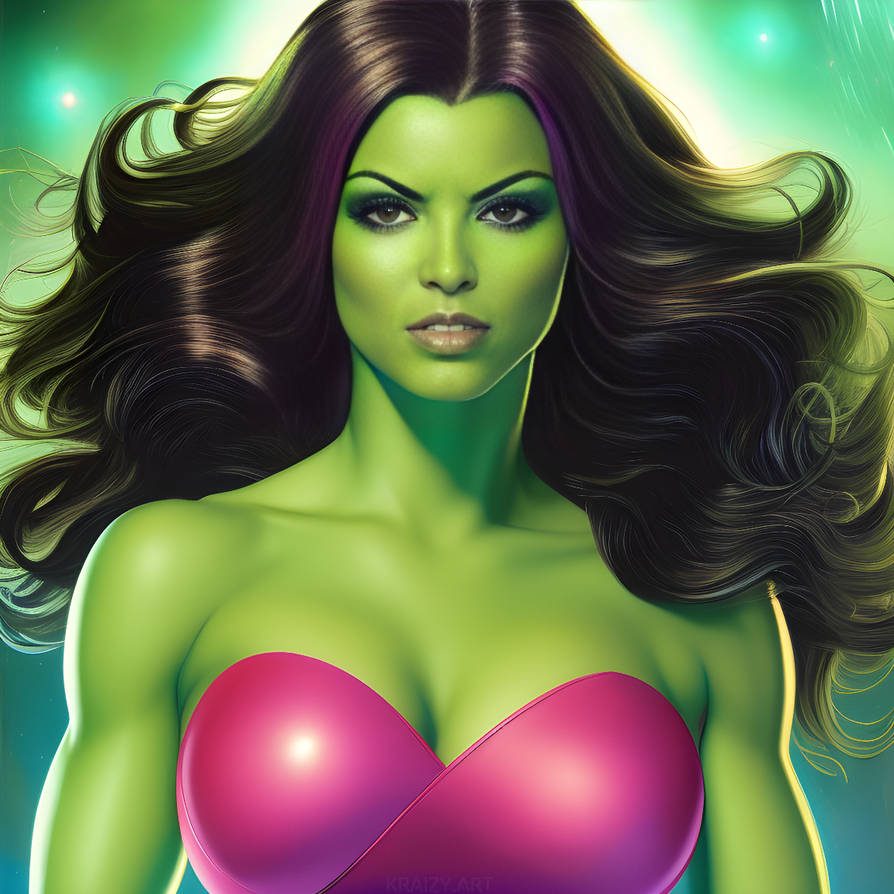She Hulk By Kraizyart On Deviantart