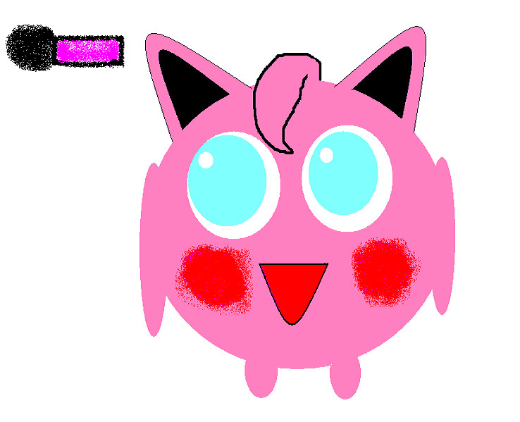 jigglypuff smiling at mic by gabbagump on DeviantArt
