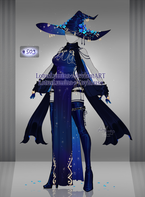 Outfit Design Adopt 509 Closed By Lotuslumino On Deviantart