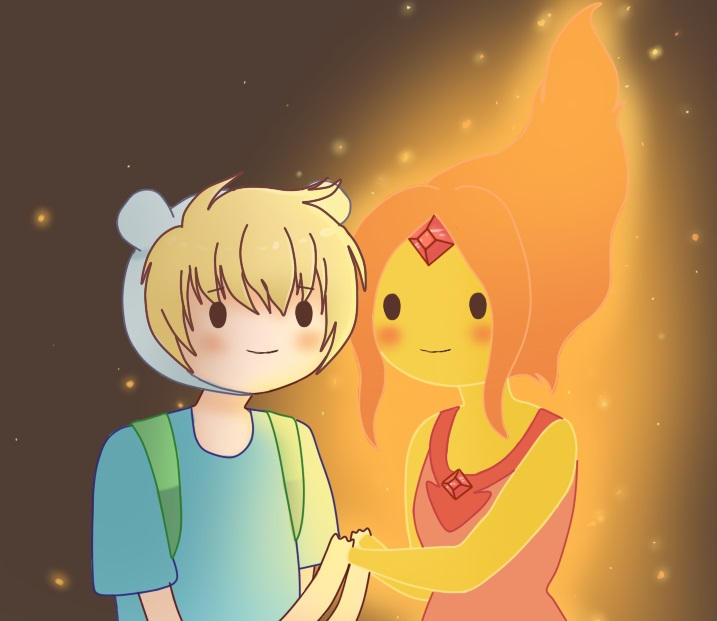 Finn X Flame Princess By One Sided Pancake On Deviantart