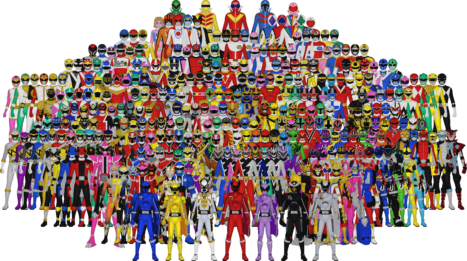 All Of Super Sentai By Taiko554 On Deviantart