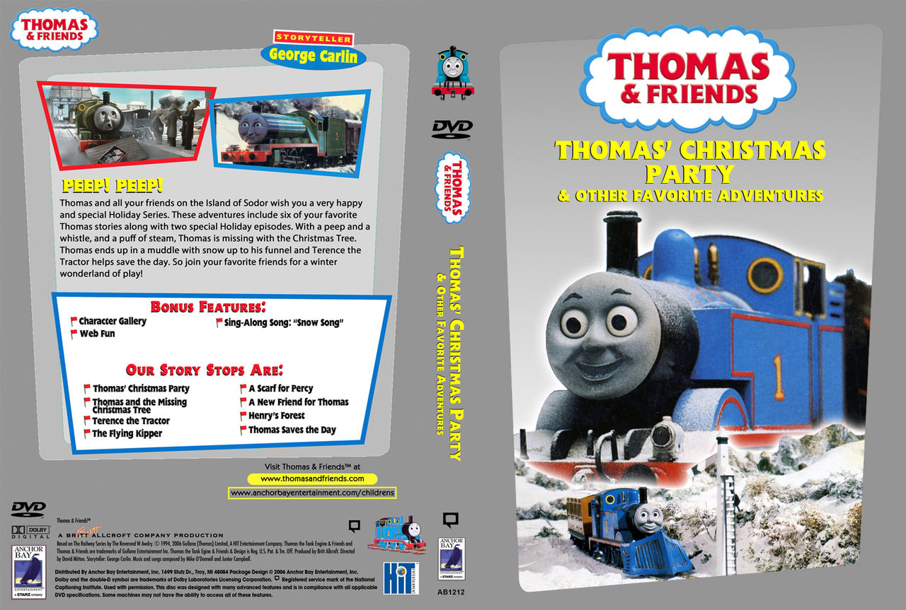 Thomas' Christmas Party DVD Cover by TTTEAdventures on DeviantArt Thomas' Christmas Party DVD Cover by TTTEAdventures on DeviantArt
