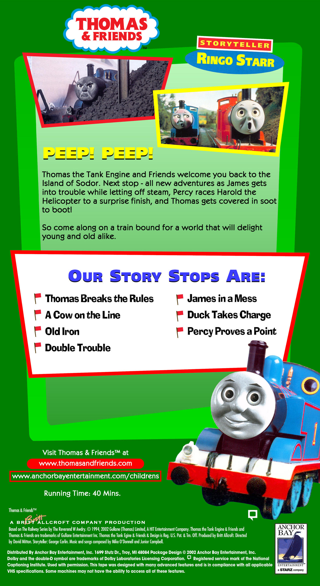 Thomas Breaks the Rules VHS Back Cover by TTTEAdventures on DeviantArt Thomas Breaks the Rules VHS Back Cover by TTTEAdventures on DeviantArt
