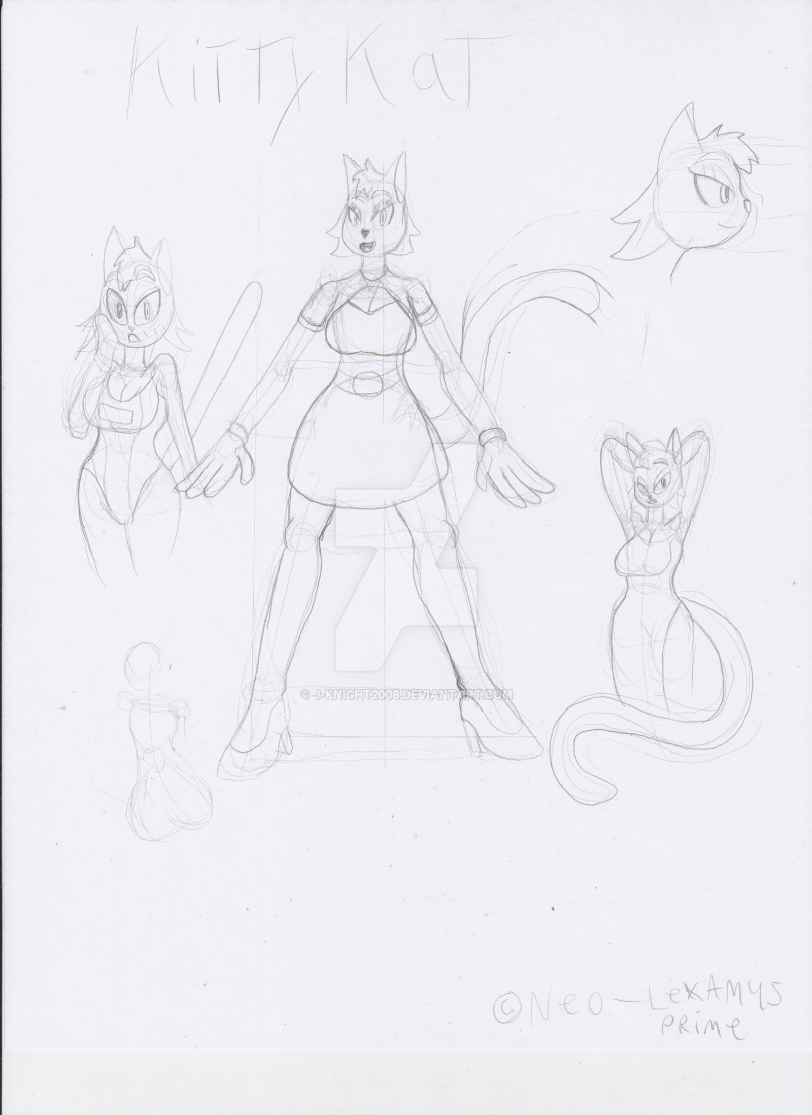 Kitty Kat Redraw By J Knight2008 On Deviantart