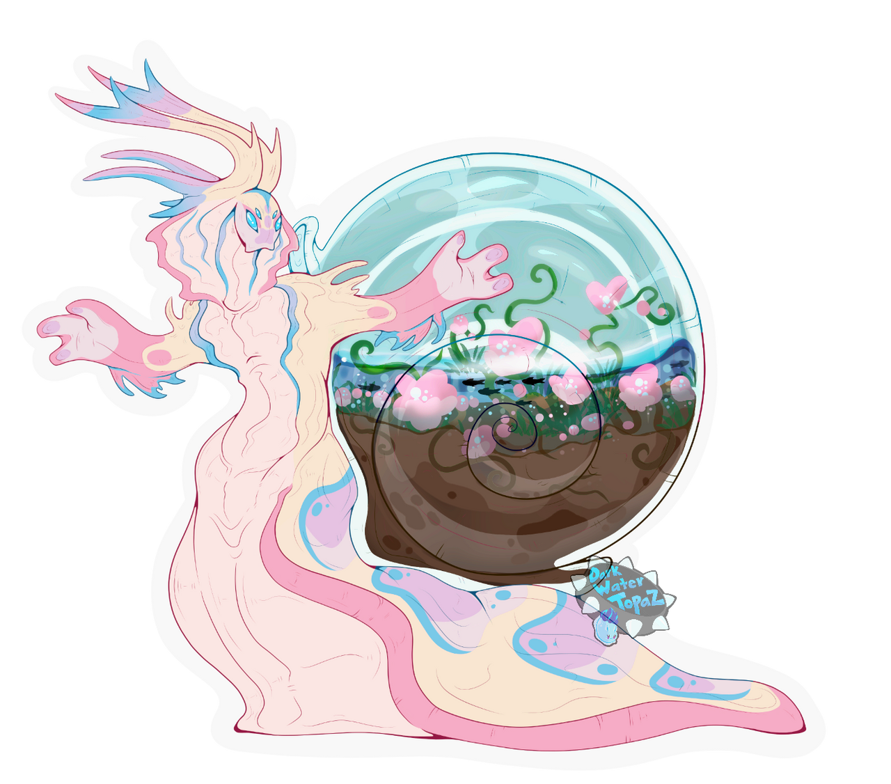Penelope The Snail Trail By Darkwatertopaz On Deviantart