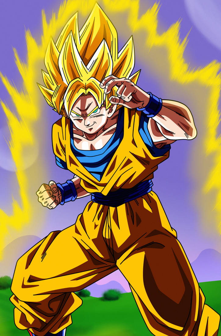 Poster 3 Son Goku Super Saiyan By Dark Crawler On Deviantart