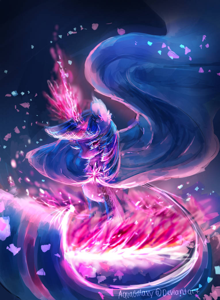 Mlp Au Twilight The Dark Witch By Aquagalaxy On Deviantart