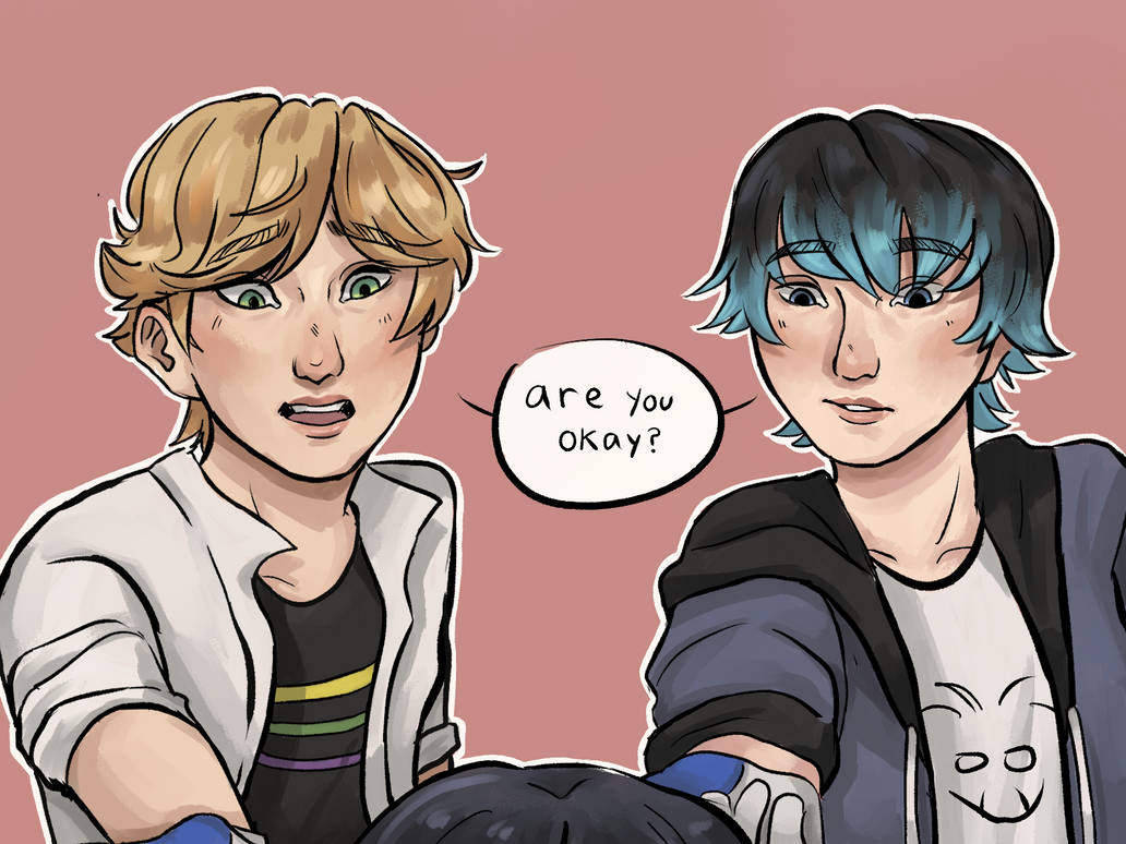 Adrien And Luka By Otakumaya On Deviantart