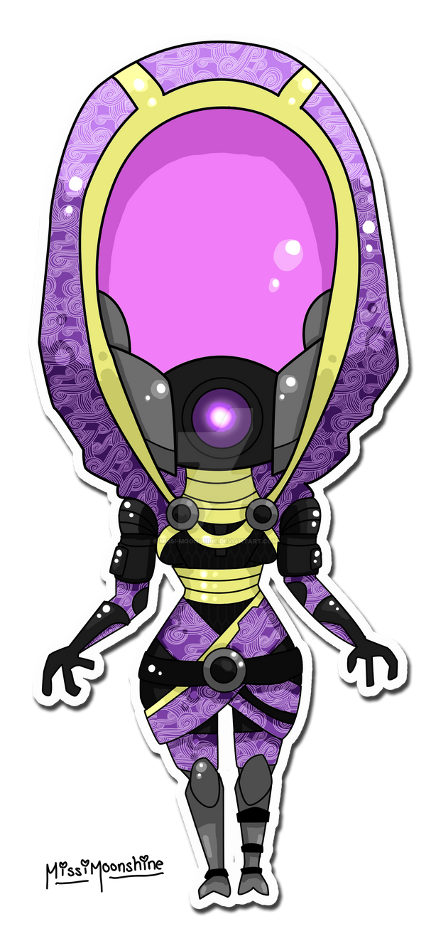 Mass Effect Chibis Tali Zorah By Missi Moonshine On Deviantart