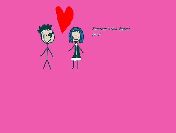 Forever Stick Figure Love By Darkpinkangel97 On Deviantart