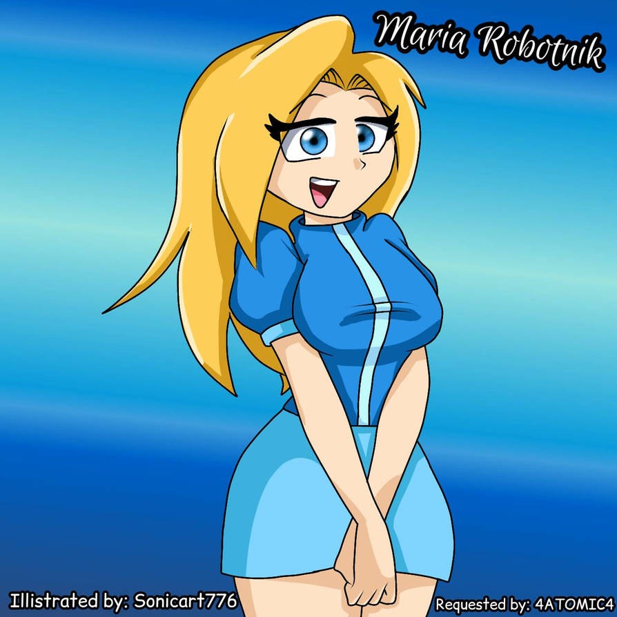 Maria Robotnik Request By Theplutonova On Deviantart