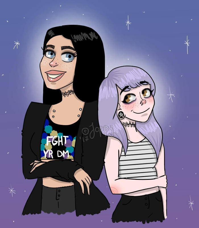 Sassy Sisters By Joppydoesart On Deviantart