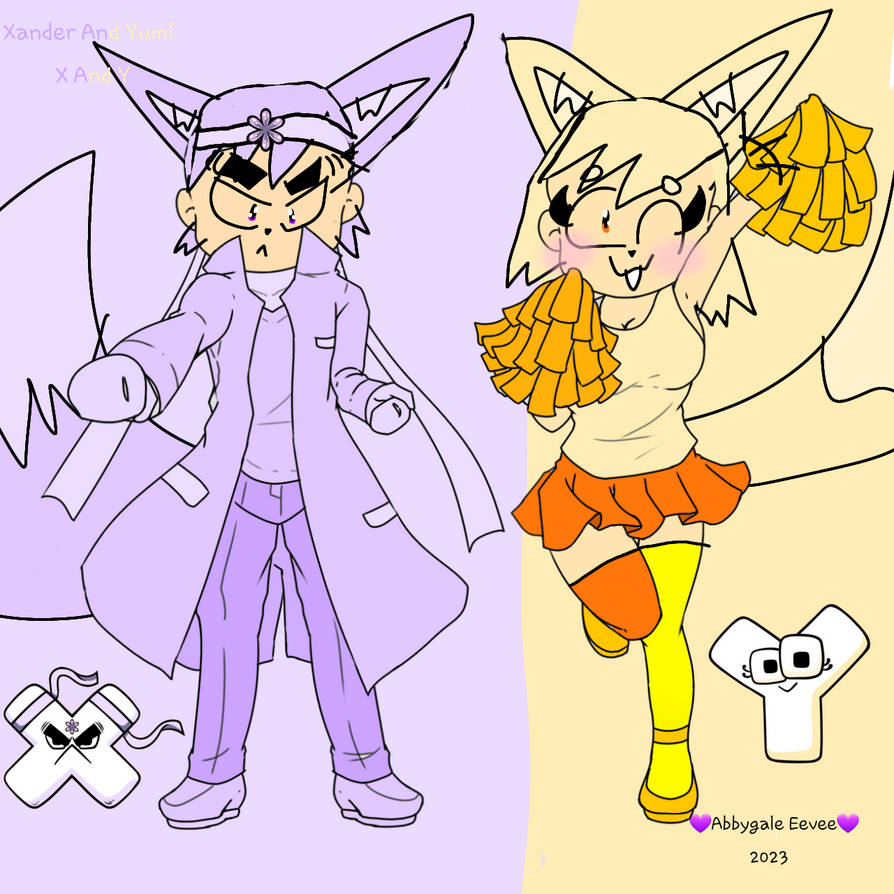 Alphabet Lore X And Y As Humans By Me By Abbygaleleonardi923 On Deviantart