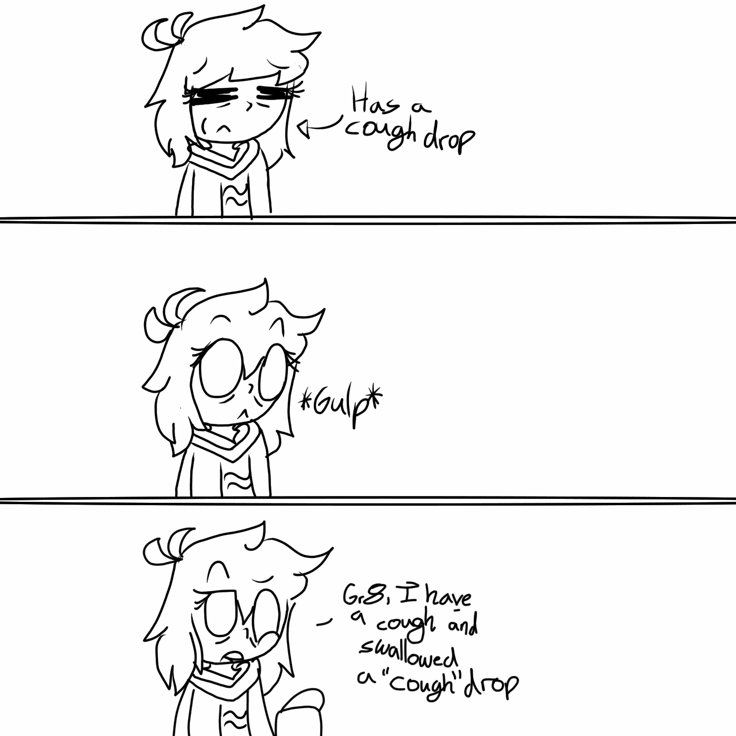 I Swallowed A Cough Drop By Spacekrazy On Deviantart