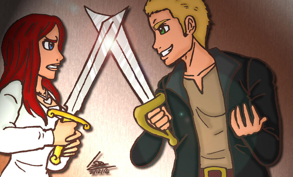 Request Crossing Swords By Issoman On Deviantart