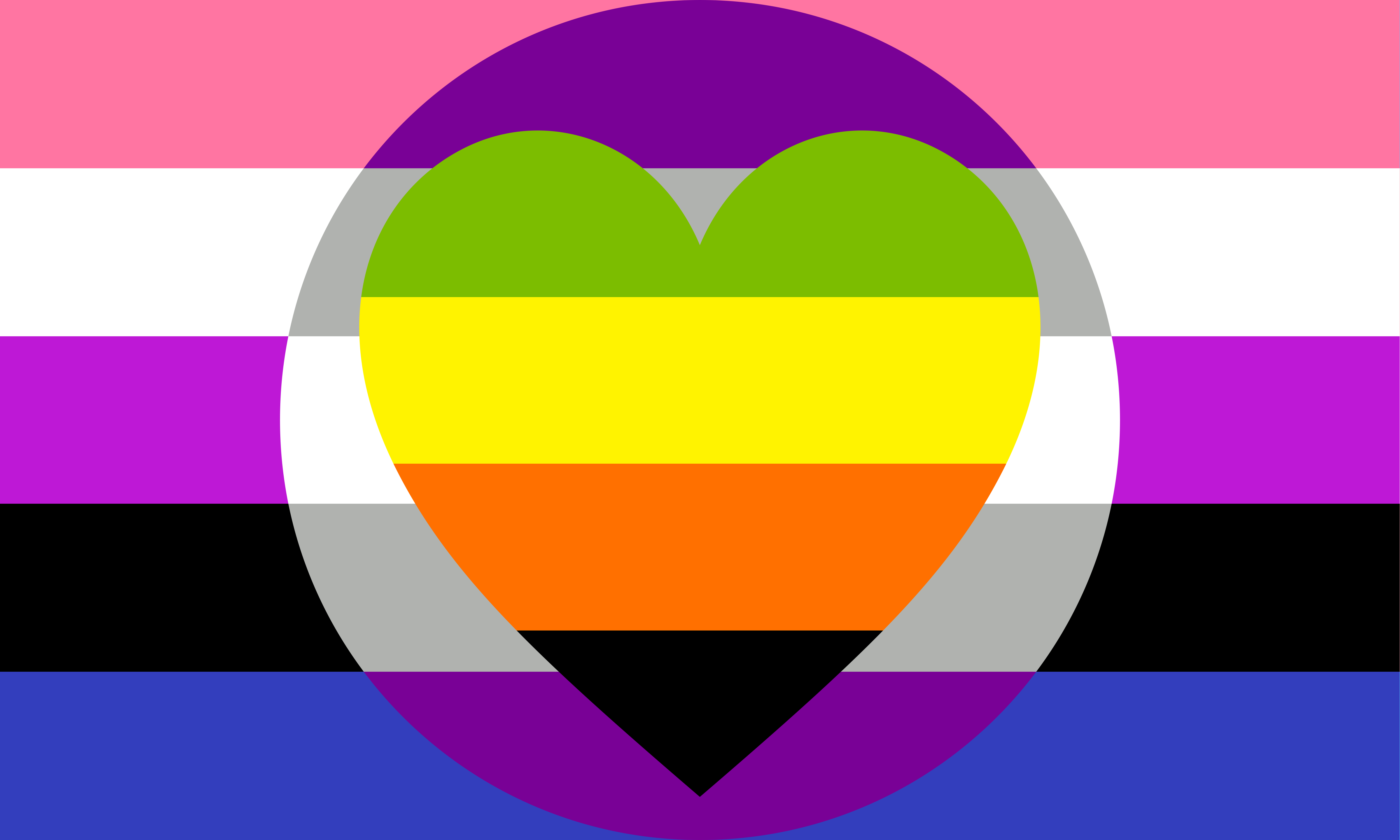 Genderfluid Gray Asexual Aromantic Combo Flag By Pride Flags On Deviantart