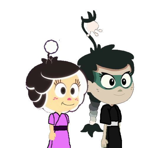 Hanazuki And Kiazuki In Her Kimonos By Joebarnesandbanjo On Deviantart