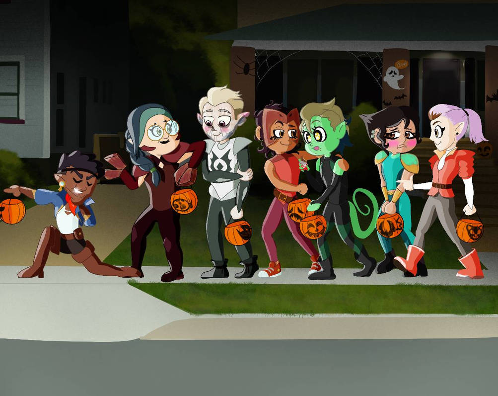 Hexsquad Halloween Hangout By Loveandfxtion On Deviantart