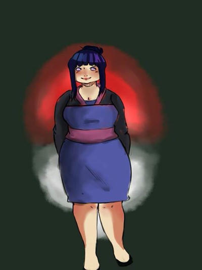 Chubby Hinata By Powerpuvgirllp On Deviantart