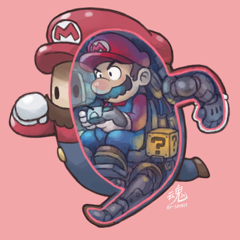 Fall Guys Mario By Ry Spirit On Deviantart