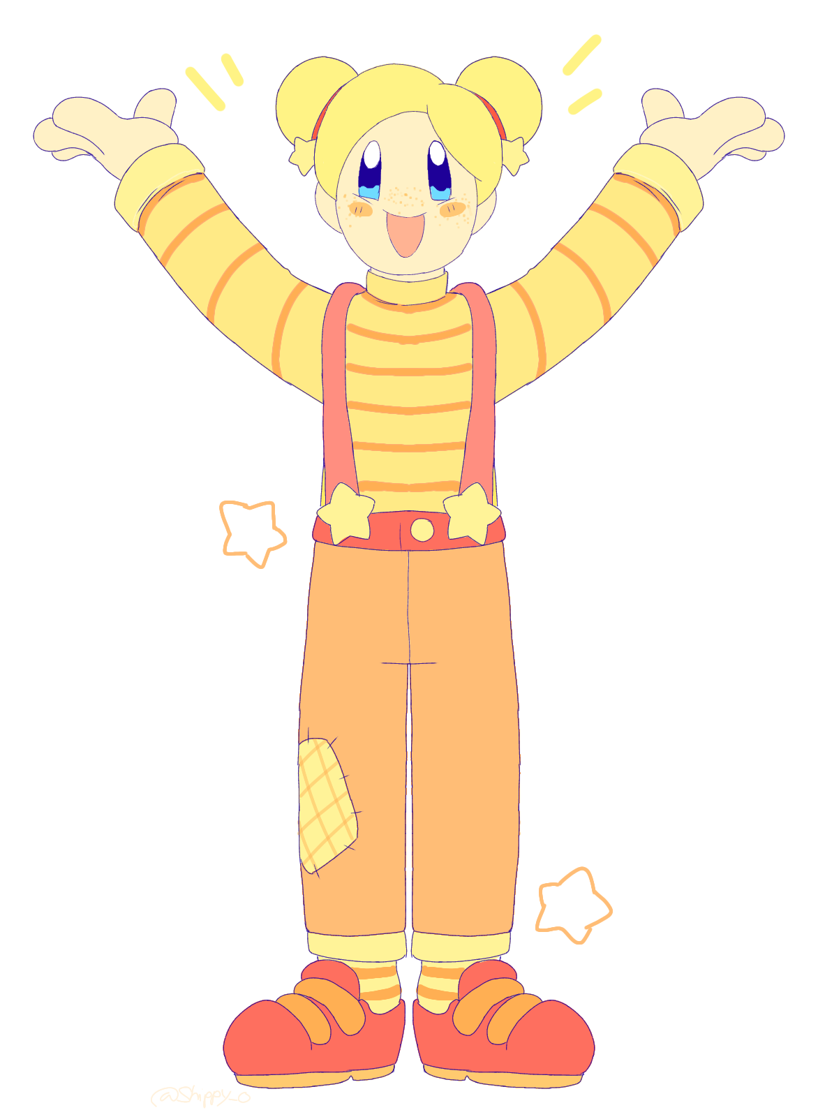 Yellow Kirby Gijinka Keeby By Ships Queen On Deviantart