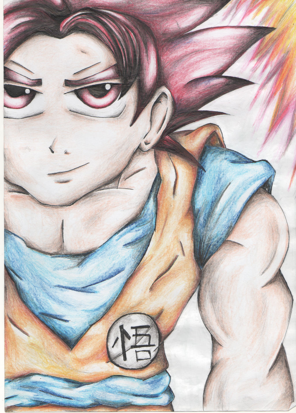 Super Saiyan God By Lexsie On Deviantart