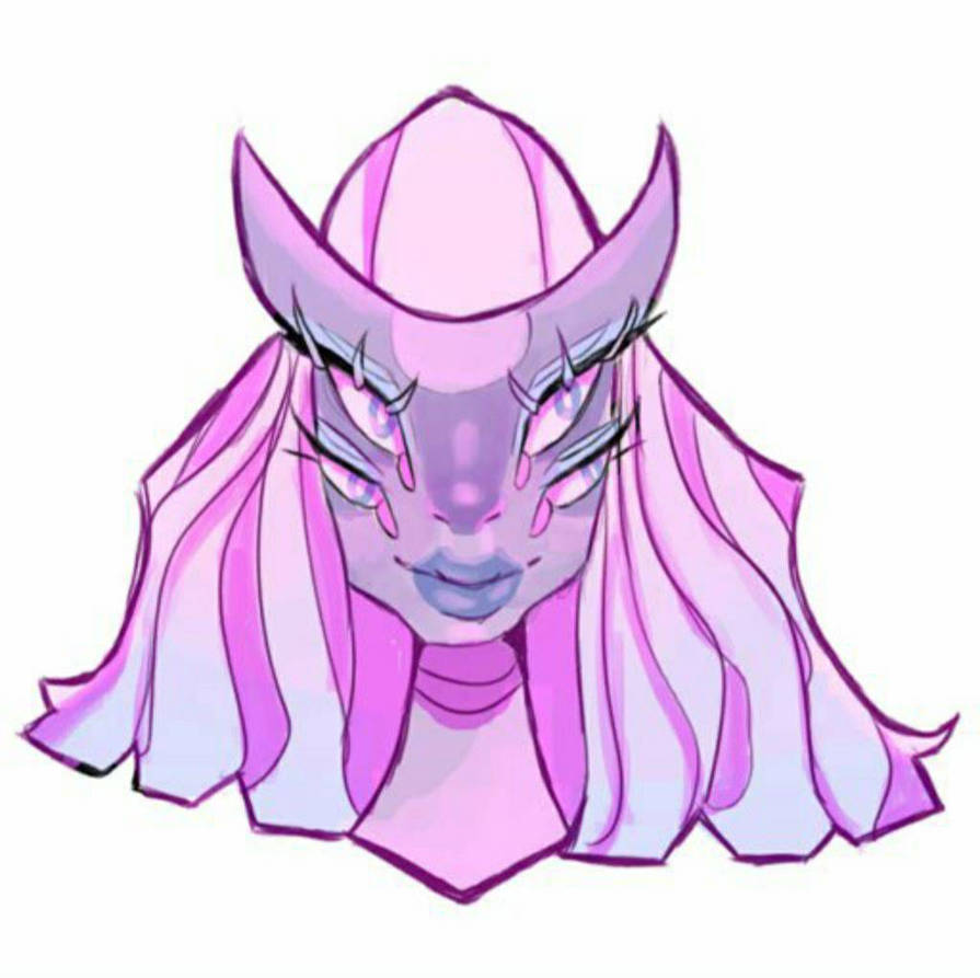 Purple Alien Girl Sticker By Lumithealien On Deviantart