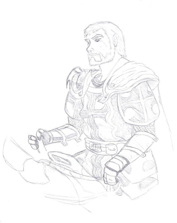paladin sketch by TemplarWiegraf on DeviantArt