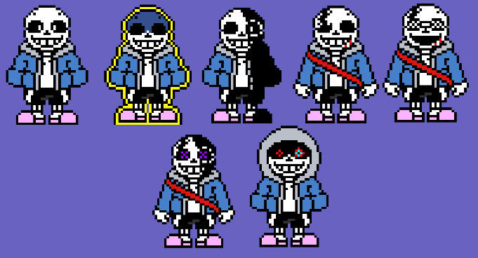 Some Overworld Sans Au Sprites By Thetitaniac201x On Deviantart