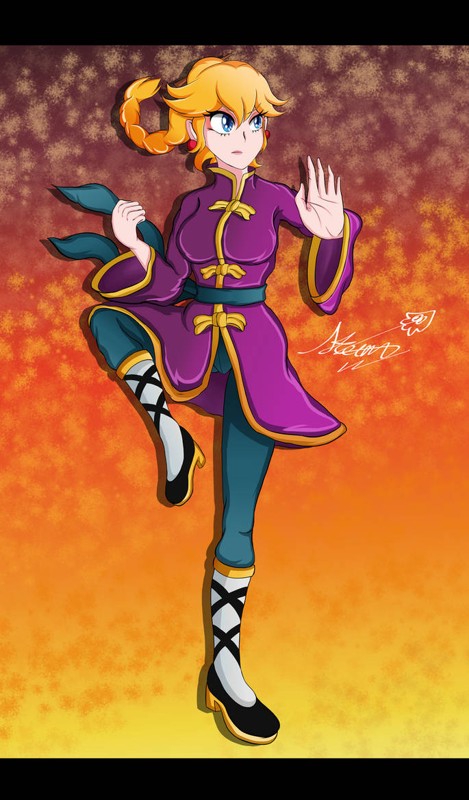 Kung Fu Peach By Seven19inkling On Deviantart