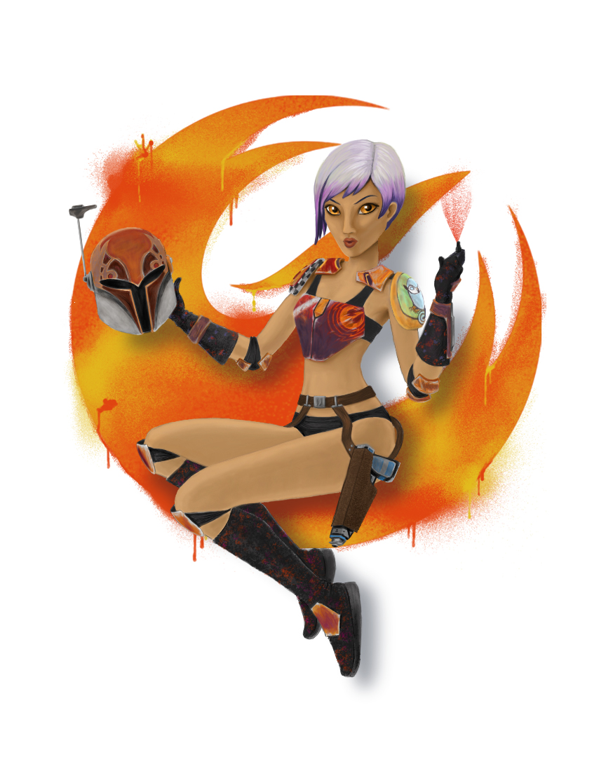 Sabine Wren Pinup By Spidermarvel19 On Deviantart