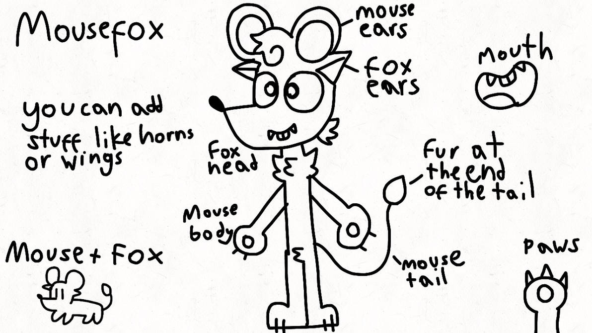 Mousefox By Lizzythewolfie36aj On Deviantart