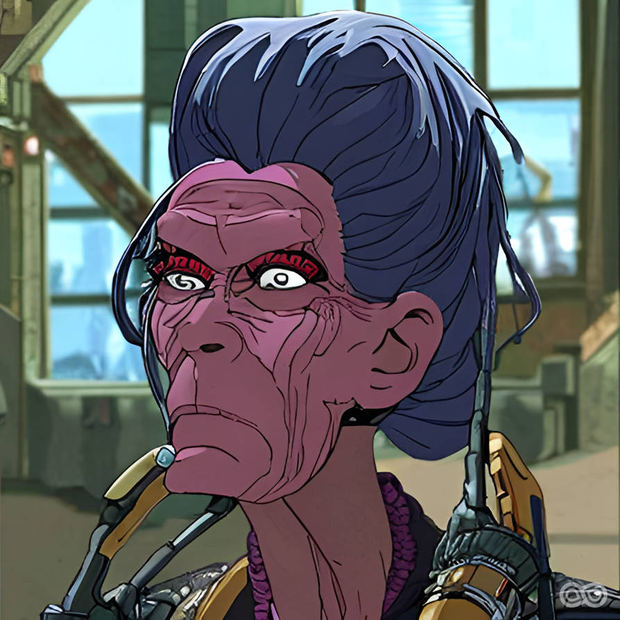 Super Extreme Elderly Of Leela Futurama Tv Show By Kjc1994 On Deviantart