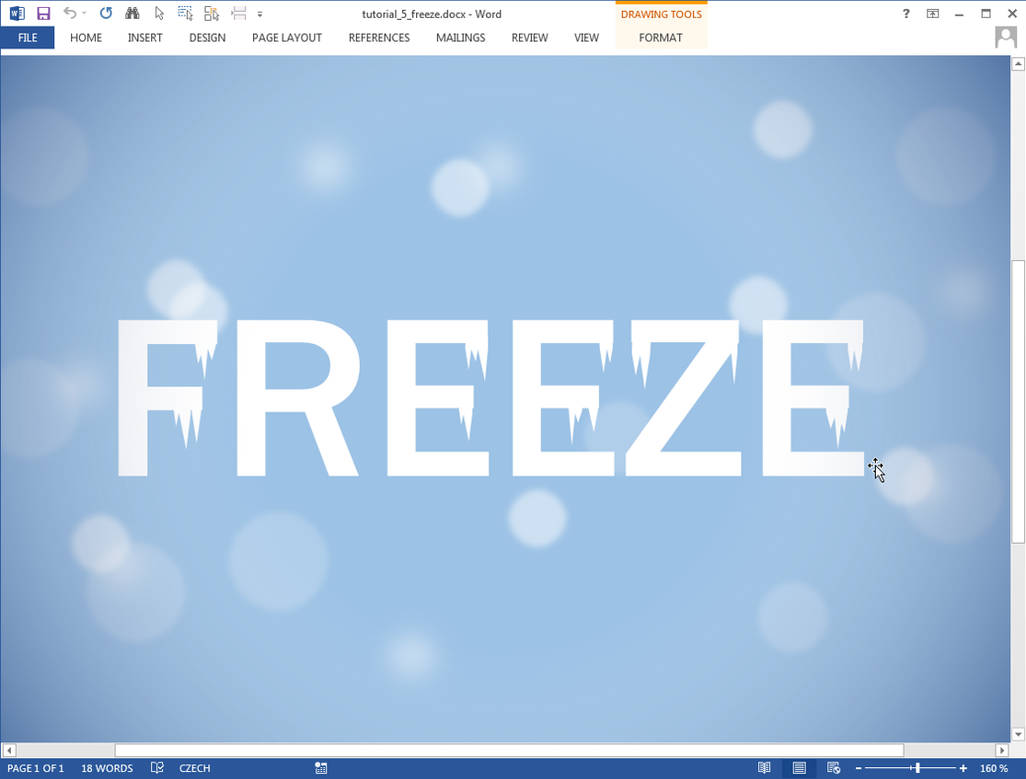 Freeze Text Effect In Microsoft Word By Upiir On DeviantArt freeze-text-effect-in-microsoft-word-by-upiir-on-deviantart