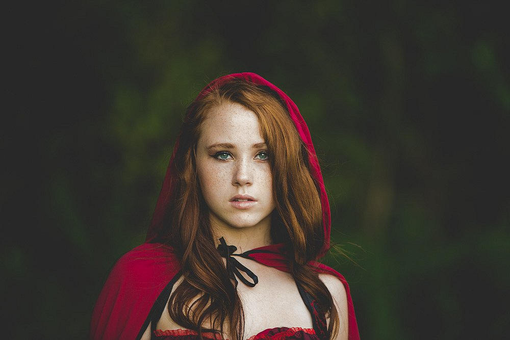 Little Redhead Riding Hood By Cassandraraven On Deviantart