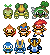 Sinnoh Starters by FenixOfTheFlame on DeviantArt