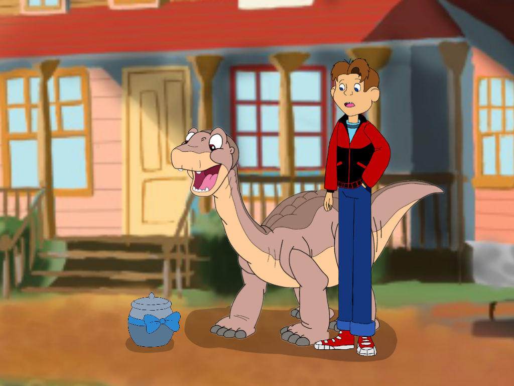 Hogarth Hughes And Littlefoot Sees The Blue Jar By Owenstevendallimore